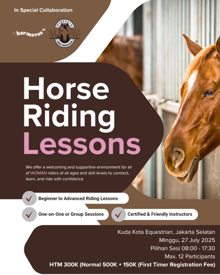 (Jakarta) 🐎 Horse Riding Lessons – For Women of All Levels In collaboration with Her Moves x ...